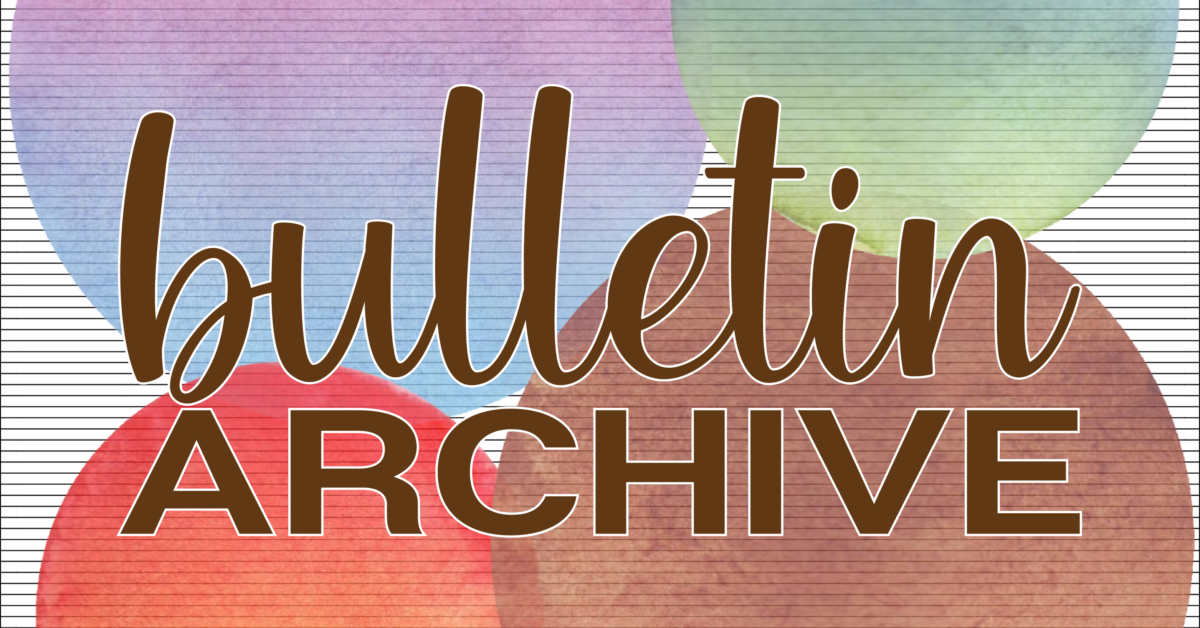 Weekly Bulletins – The United Methodist Church of Monroe